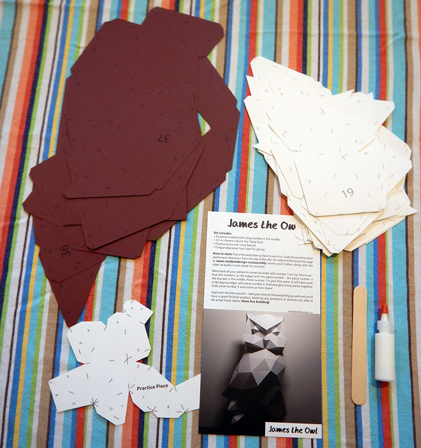 Day 1: Creativity Challenge Project – 3D Owl Paper Sculpture – Inspire ...