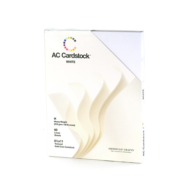 Heavyweight 8.5 x 11 White Cardstock