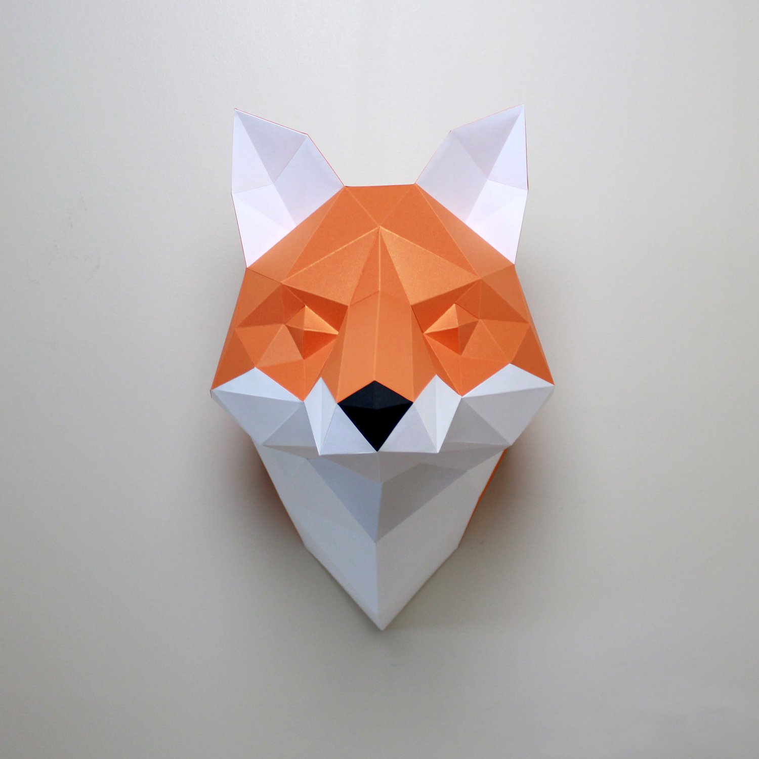 DIY Paper Sculpture Kit - Fox
