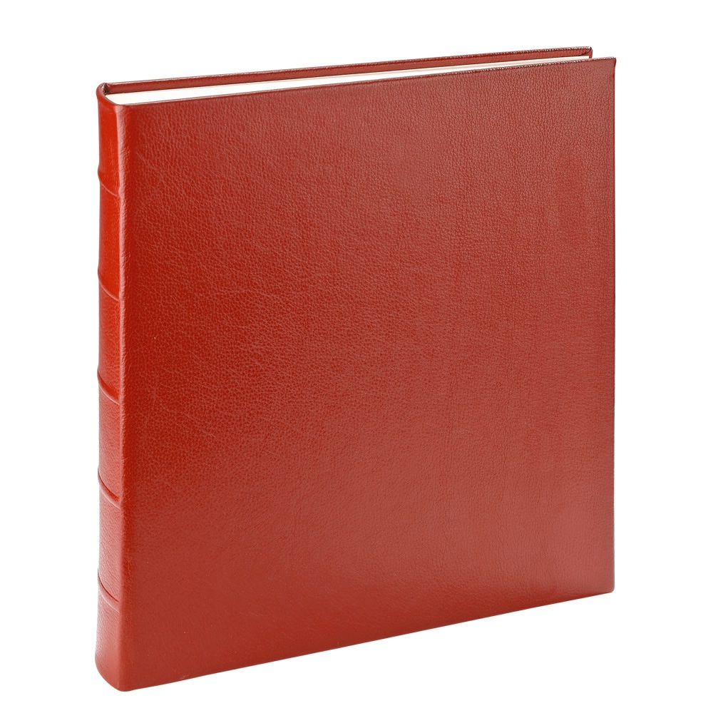 Large Traditional Leather Scrapbook - Library Bound, Heavy Cream Pages ...