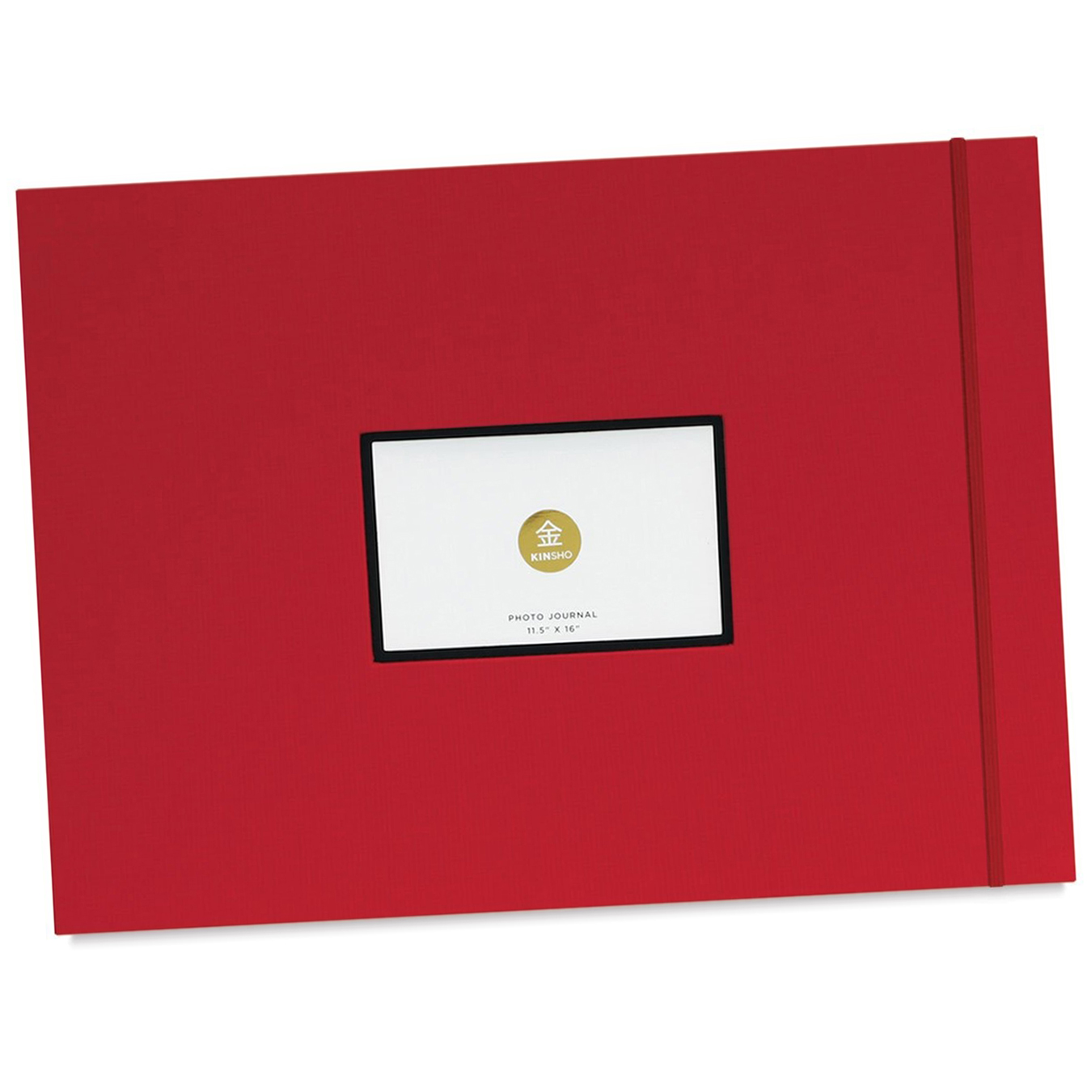 Red Linen Large Landscape Scrapbook - Kinsho