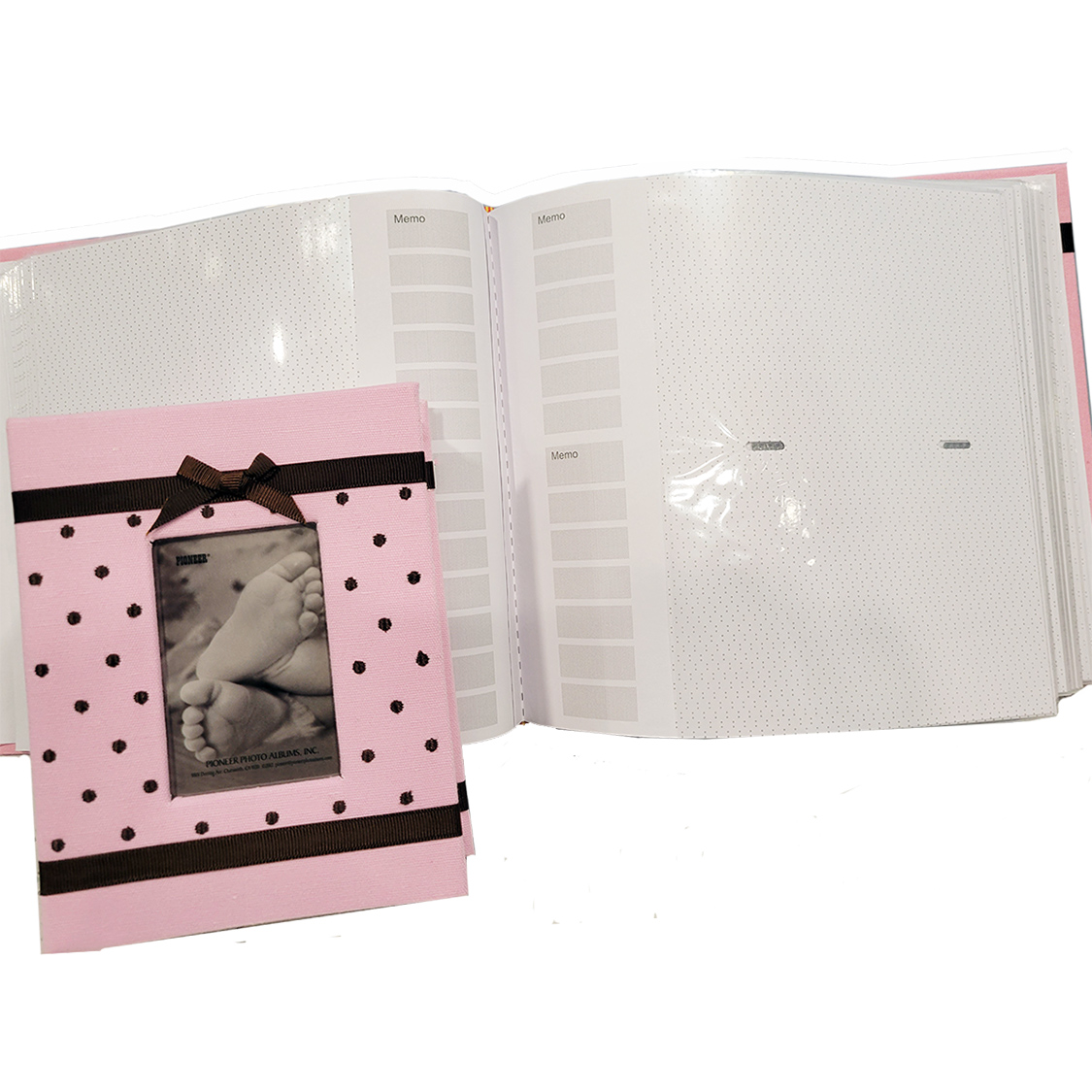 Polka Dot Baby Photo Album Set