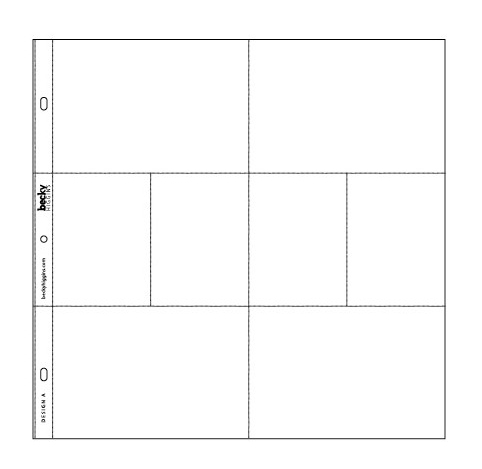 Project Life Photo Pages - Design A - 10 Sheets