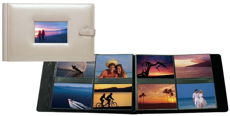 Raika Leather Landscape Frame Front Photo Album