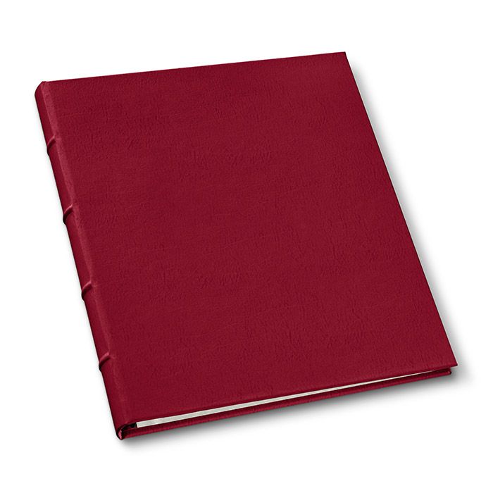 Library Look Bonded Leather 8.5 x 11 3-Ring Binder