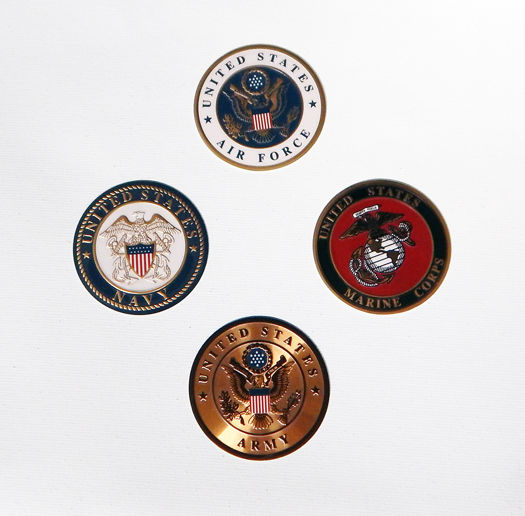 Military Service Medallions
